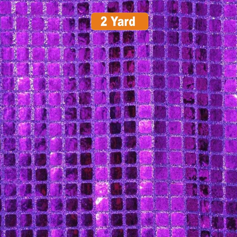 Square Sequins Fabric Quad Sequins Fabric 45" Wide Multiple Colors ...