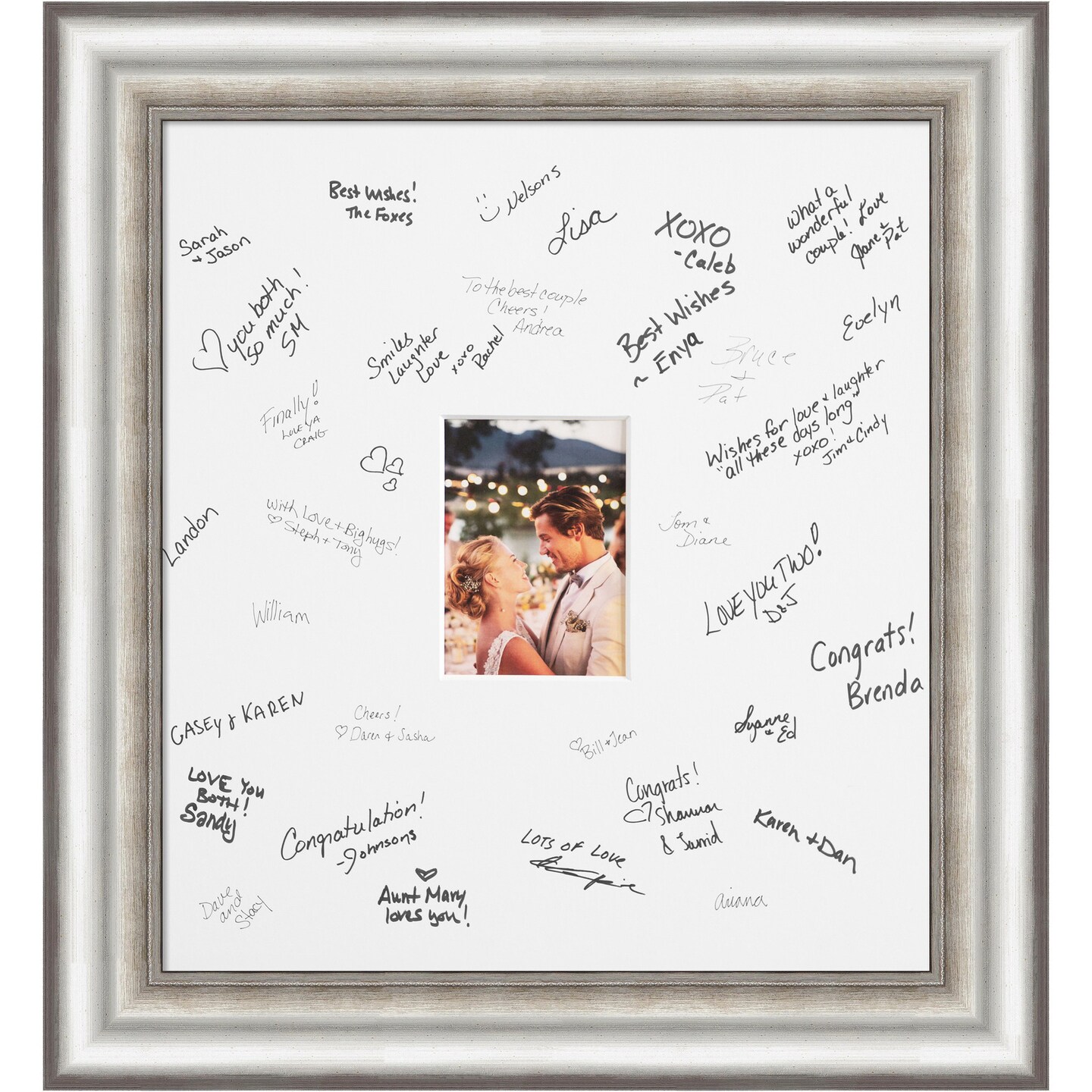 Salon Signature Mat Picture Frame, Photo Frame Wedding Guest Book ...