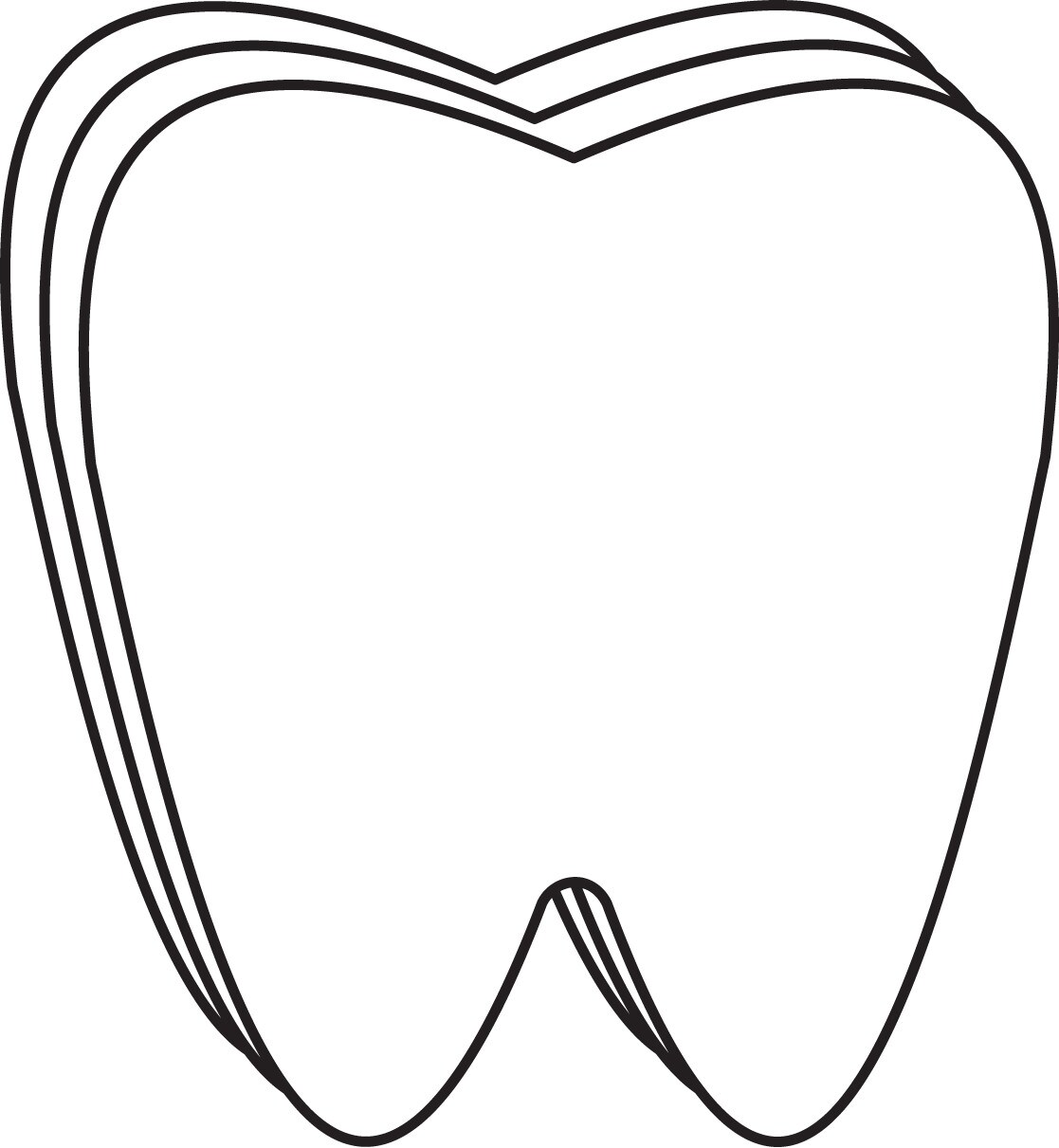 31 Pieces Tooth Paper Cut-Outs Dental Health Decorations Paper Shapes ...