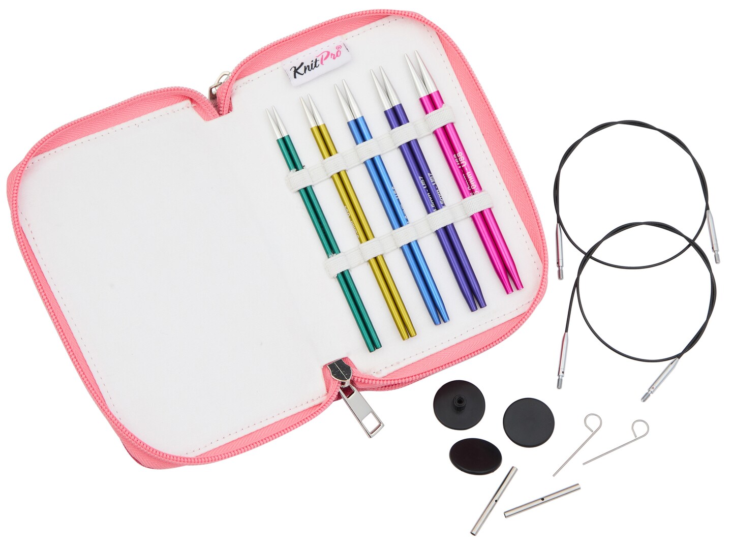 KnitPro-Zing Starter Interchangeable Knitting Needle Set 5"-Set Of 5 ...