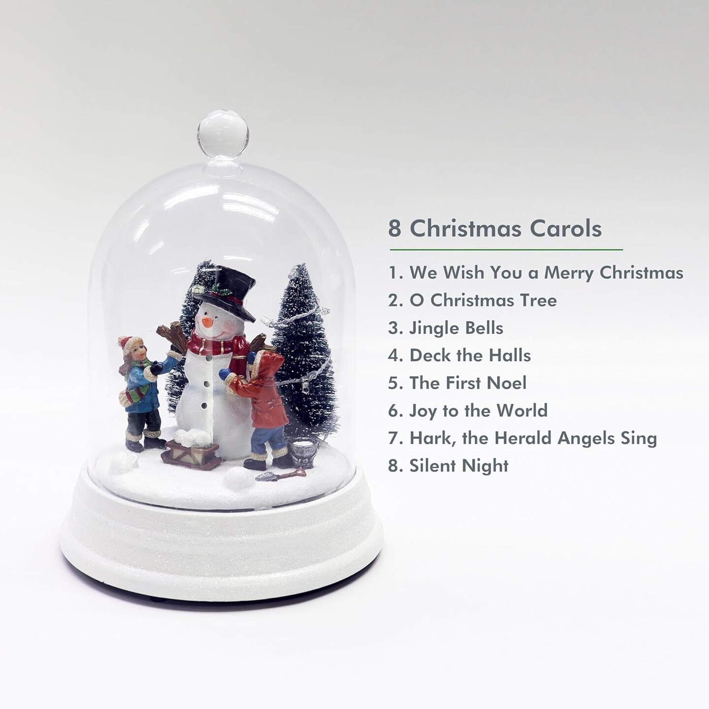 8.5”H Plastic Christmas Snowman Dome with LED Light & Musical | Michaels