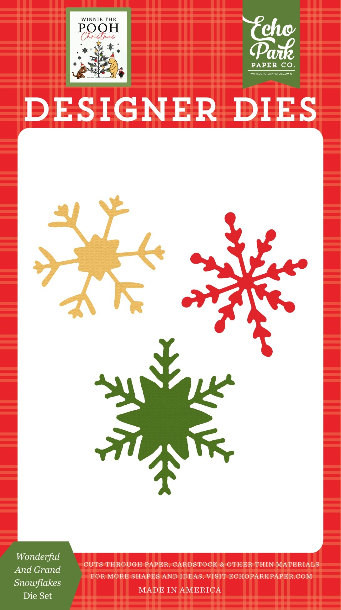 Winnie The Pooh Christmas Dies-Wonderful And Grand Snowflakes | Michaels