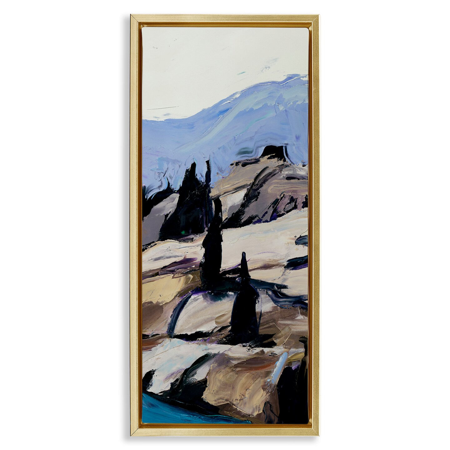 Stupell Industries Nature Scene Visage Framed Floater Canvas Wall Art ...