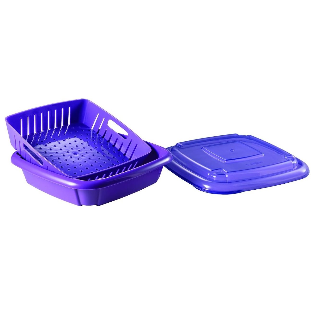 Hutzler 3-in-1 Bitty Box Berry Keeper, Berry Colander & Saver Container ...