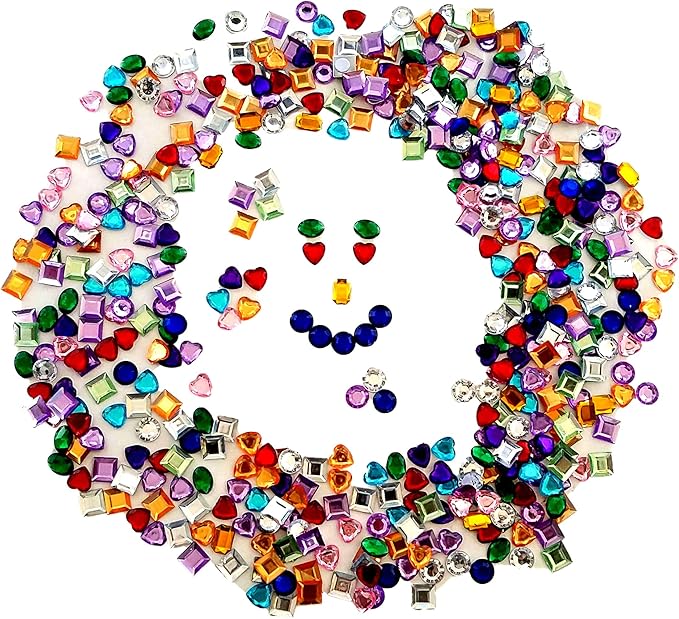 Craft Jewels with Adhesive Back (1/2" Inch - 500 Pack) | Michaels