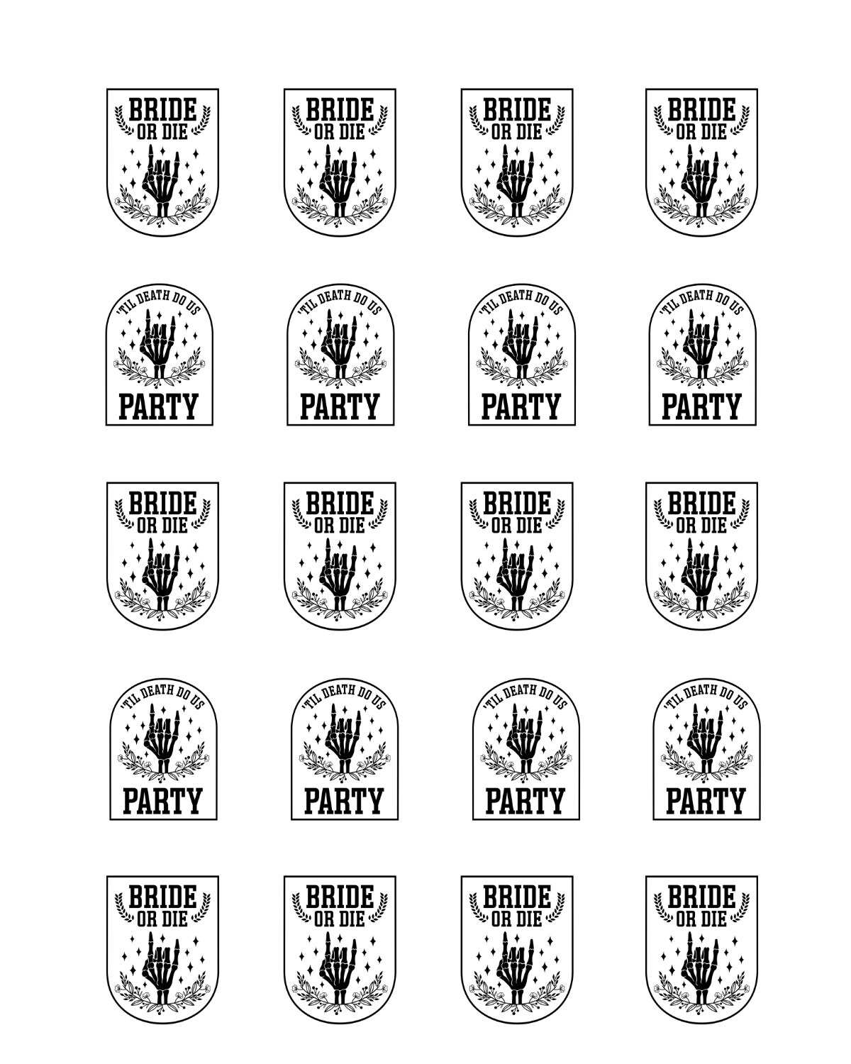 PCC 2000 BRIDE OR DIE Transfer Paper | THE CHARM BAR | Michaels