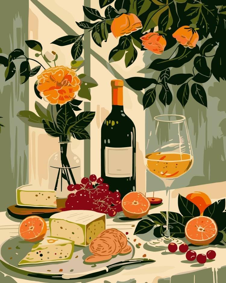 Retro Cocktail Paint by Numbers Kit 16x20inch | Michaels