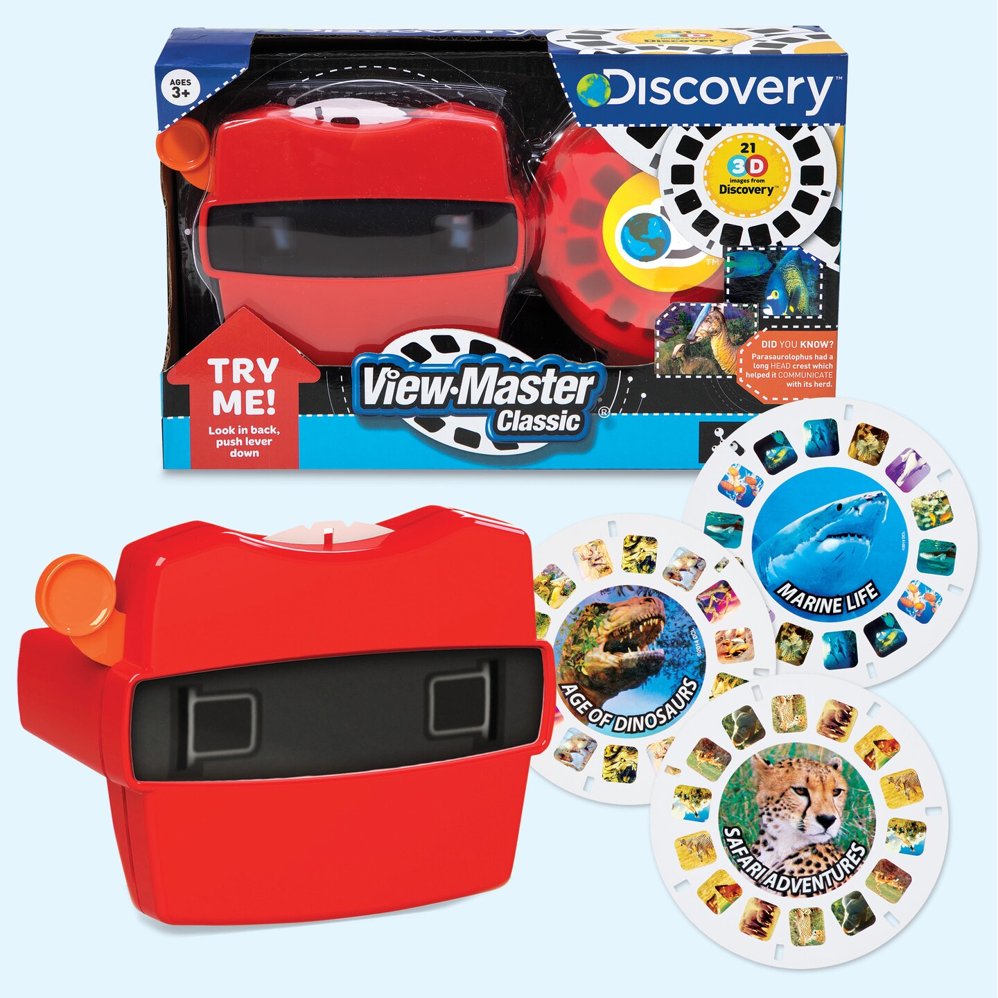 Collections Etc Discovery View Master Classic 3D Image Reel Viewer Toy ...