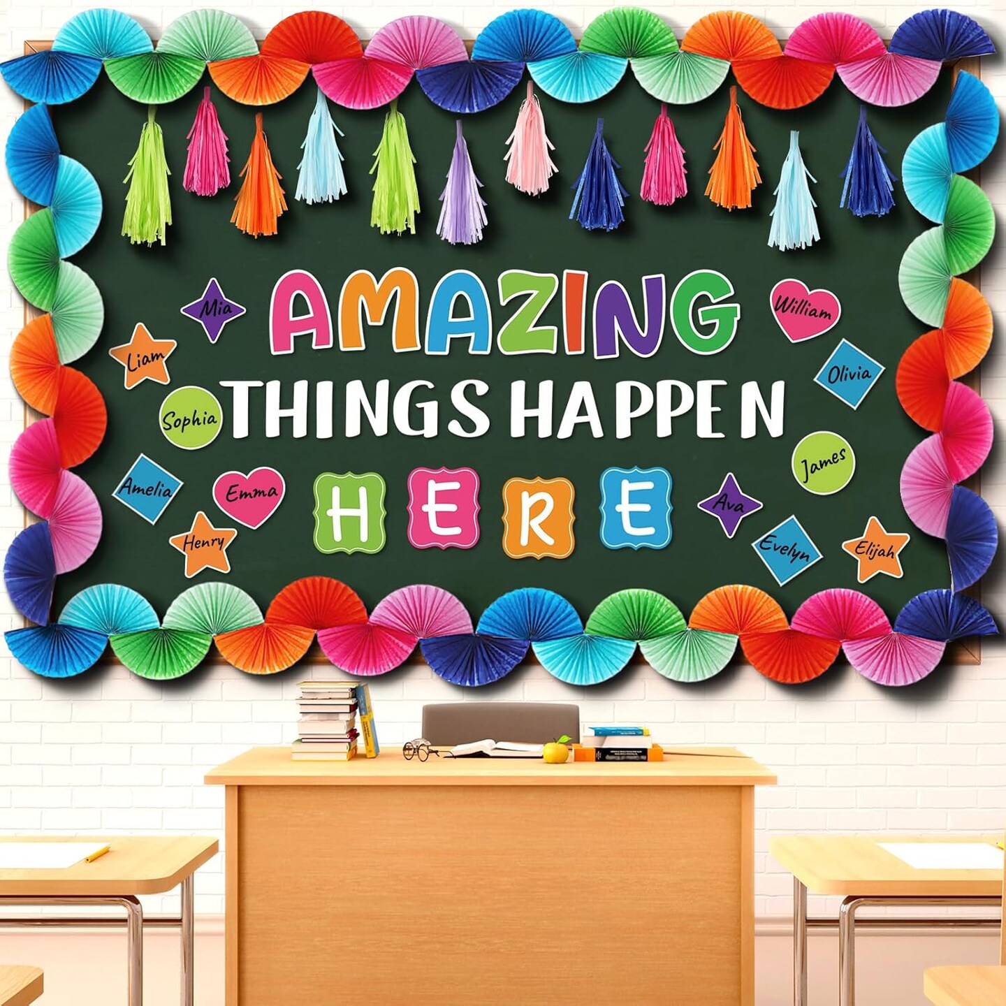 Classroom Bulletin Board Decoration (Colorful) | Michaels