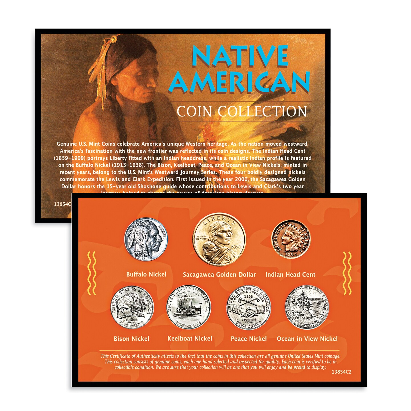 Collections Etc Native American 7-Piece Collectible Coin Collection ...