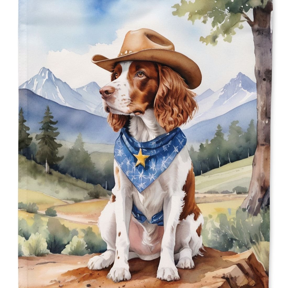 Edge Collections - 28" X 40" - Multicolor - Welsh Springer Spaniel ...