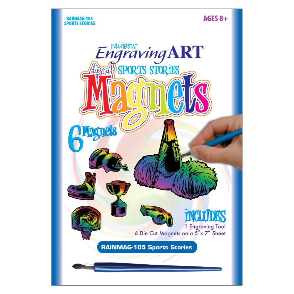 RAINMAG-105 | Engraving Art™ Sports Stories Magnets | Michaels