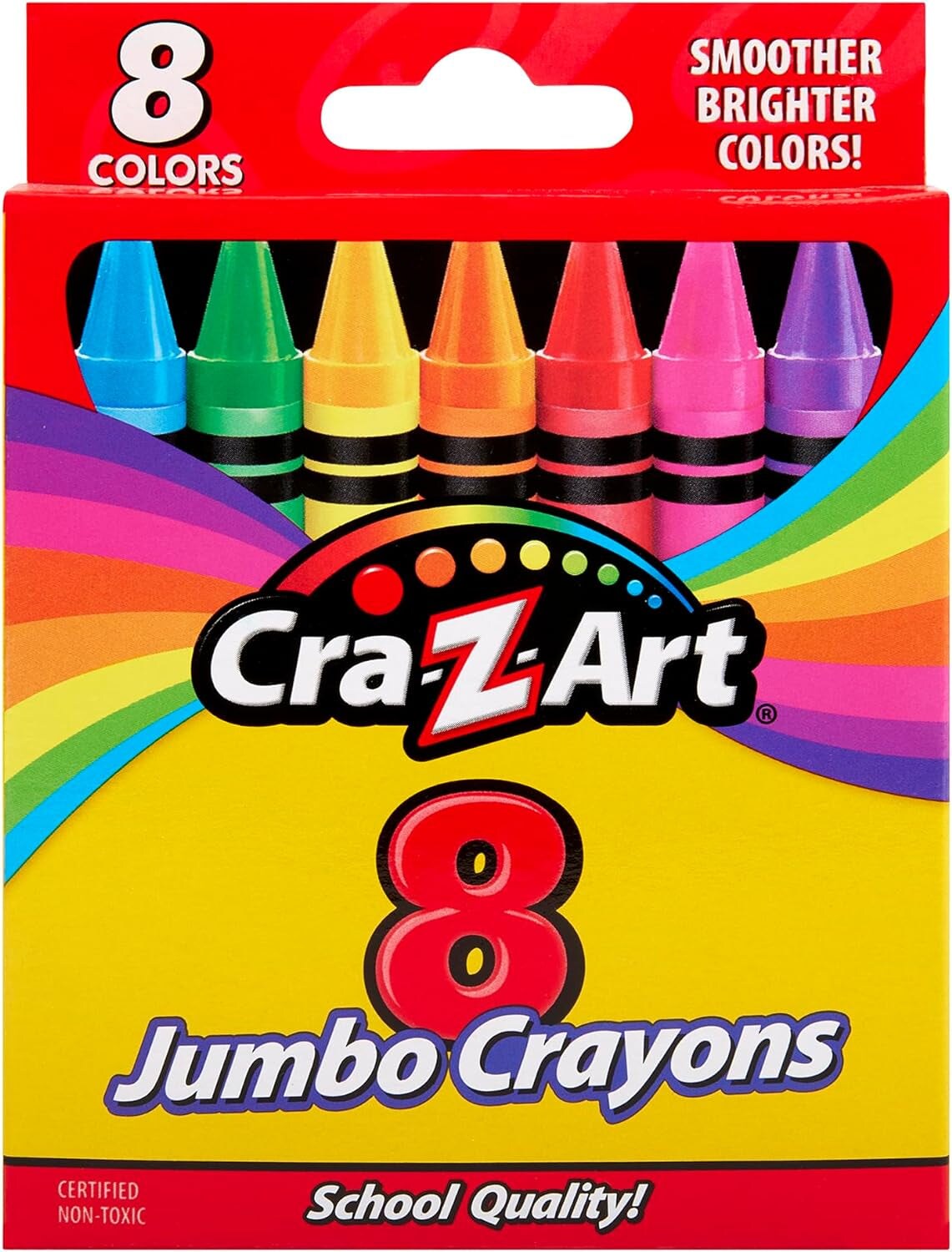 Jumbo Crayons, 8 Assorted Colors, 8/Pack (10203WM48) | Michaels