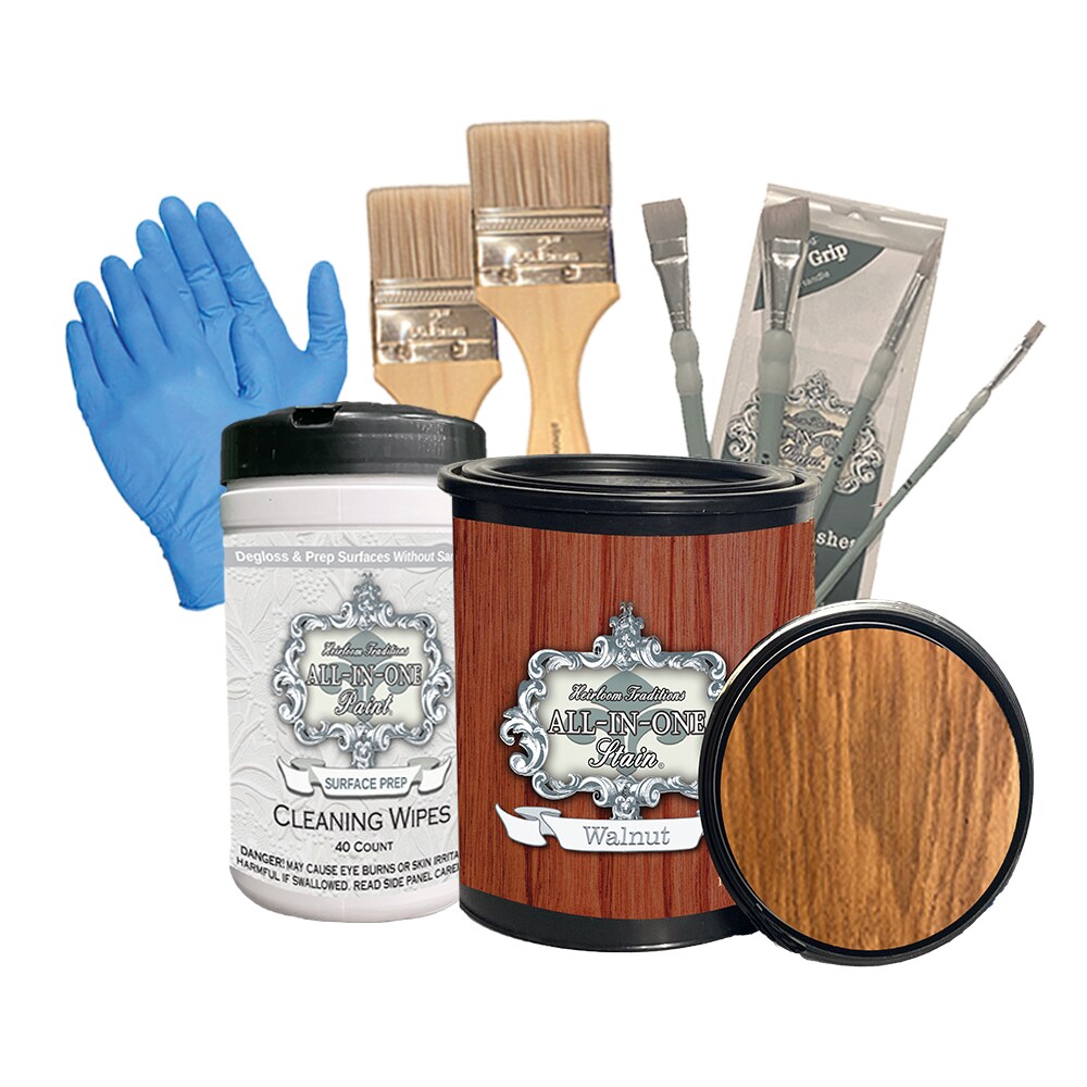ALL-IN-ONE Gel Stain, Cabinet Stain Bundle and Tool Kit by Heirloom ...