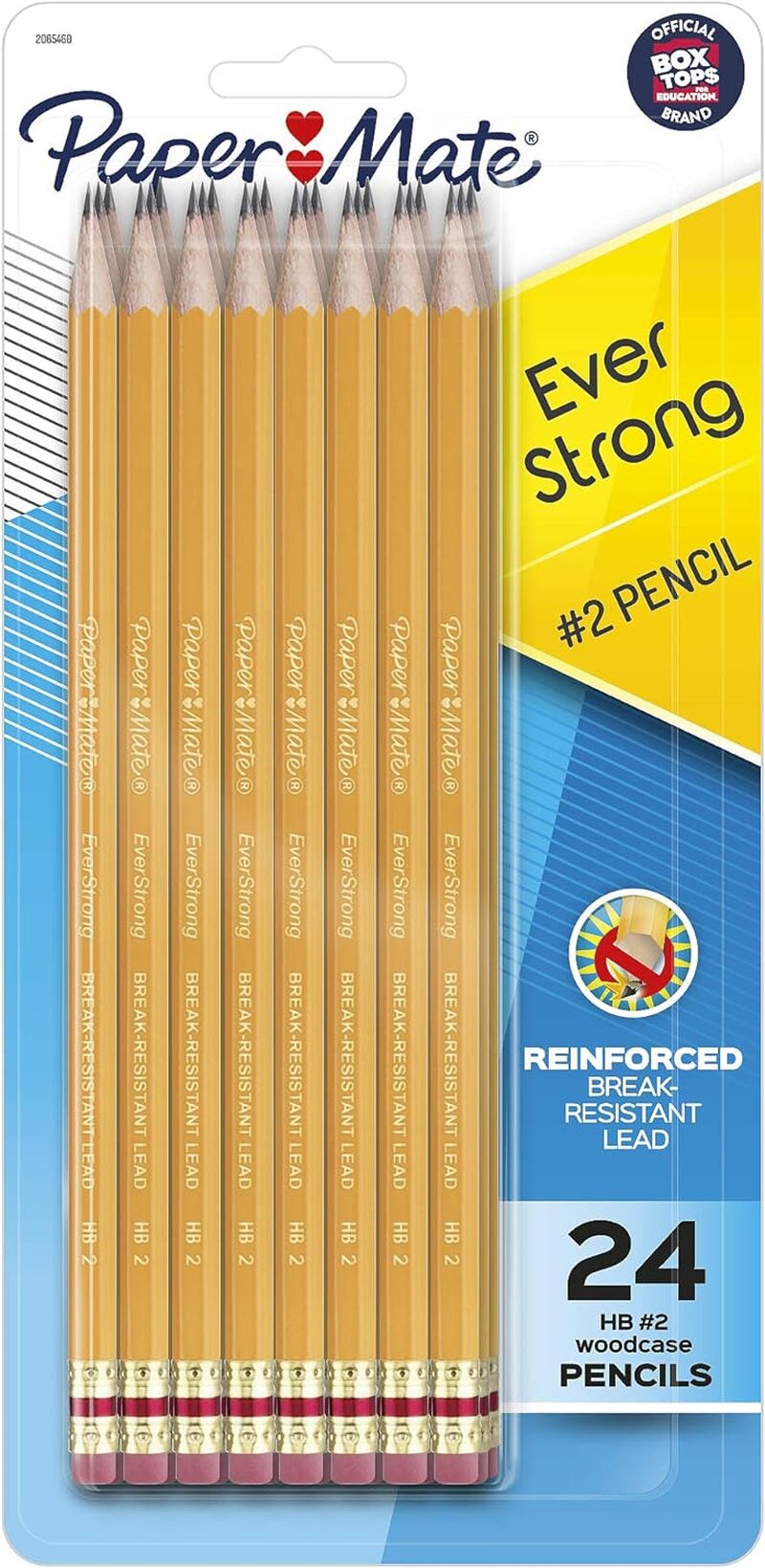 Everstrong #2 Pencils, Reinforced, Break-Resistant Lead When Writing ...