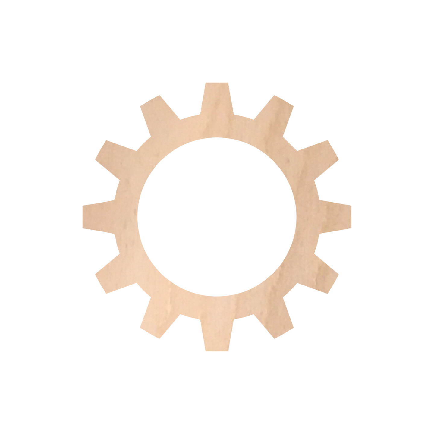 Decorative Wooden Gear, Multiple Sizes and Wood Thickness, Style A007 ...