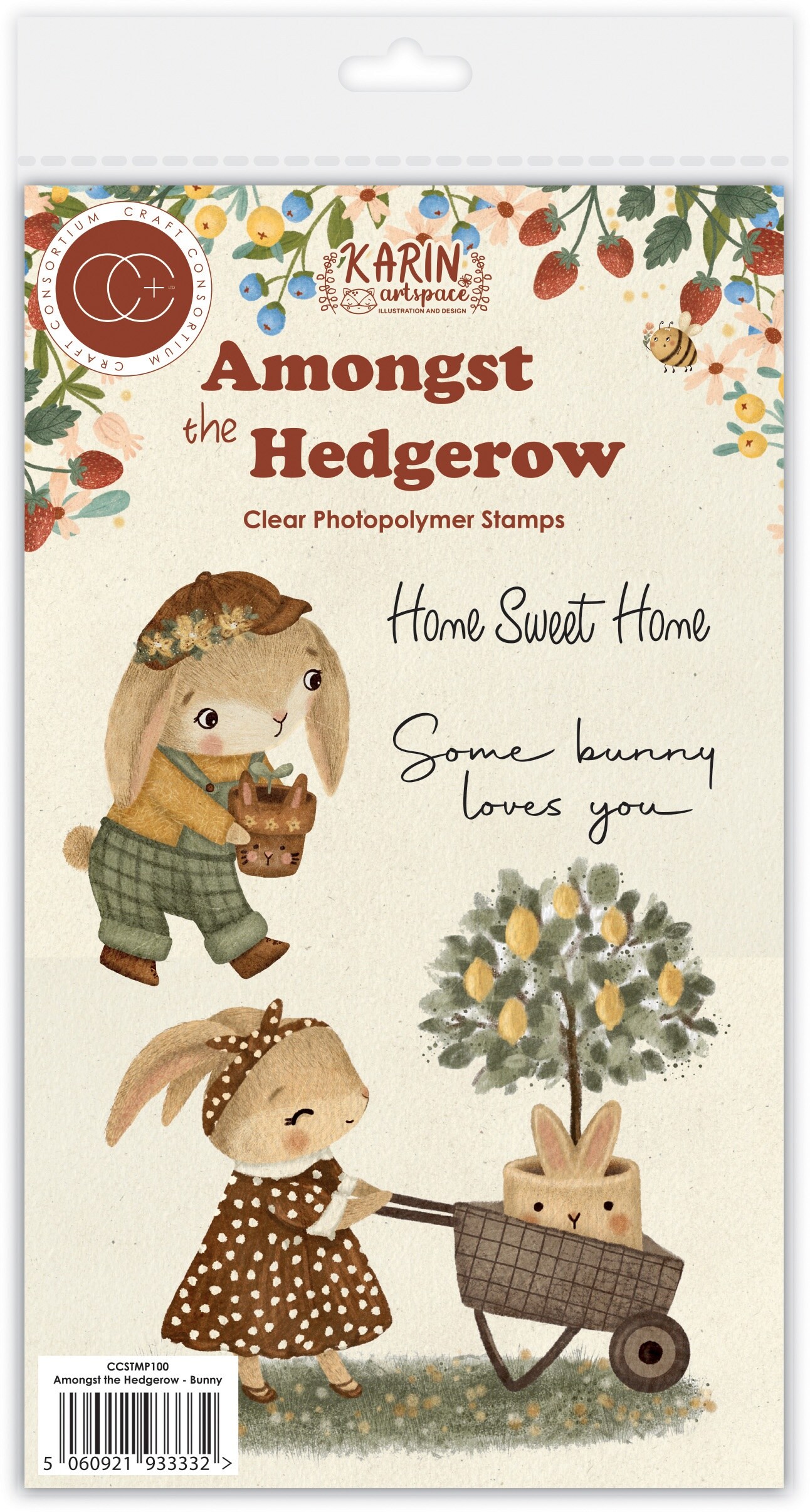 Craft Consortium Photopolymer Clear Stamp Set-Bunny | Michaels