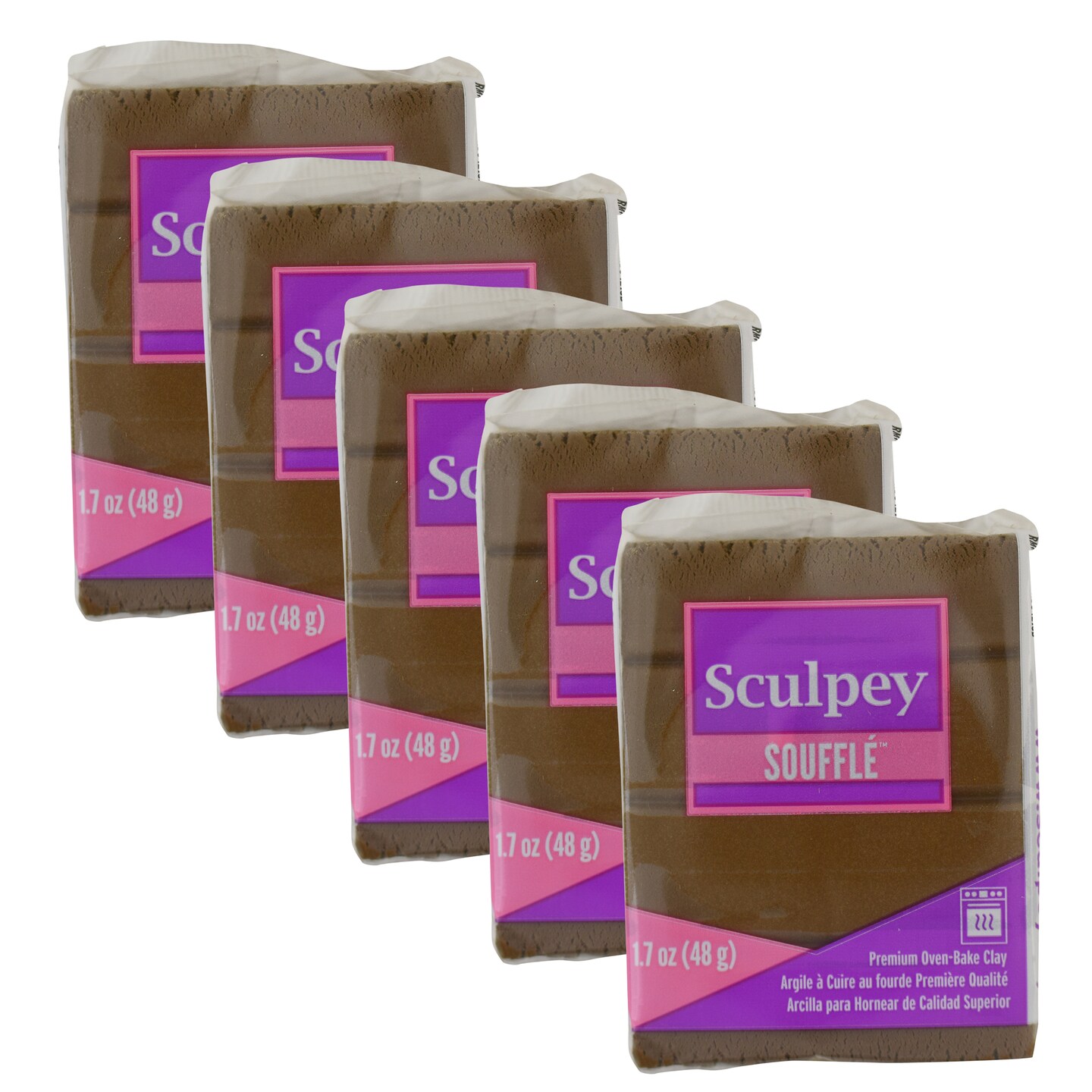 Multipack of 5 - Sculpey Souffle Clay 1.7oz-Cowboy | Michaels