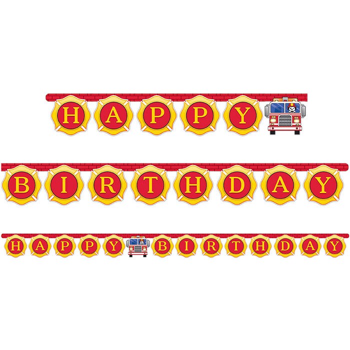 12 pc Bulk Fire Truck Banners | Michaels
