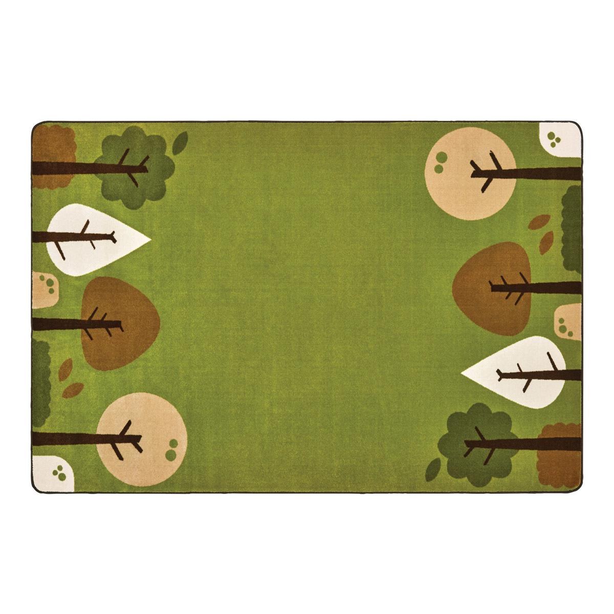 Kaplan Early Learning Company Kaplan® Tranquil Trees Carpets - 4' x 6 ...