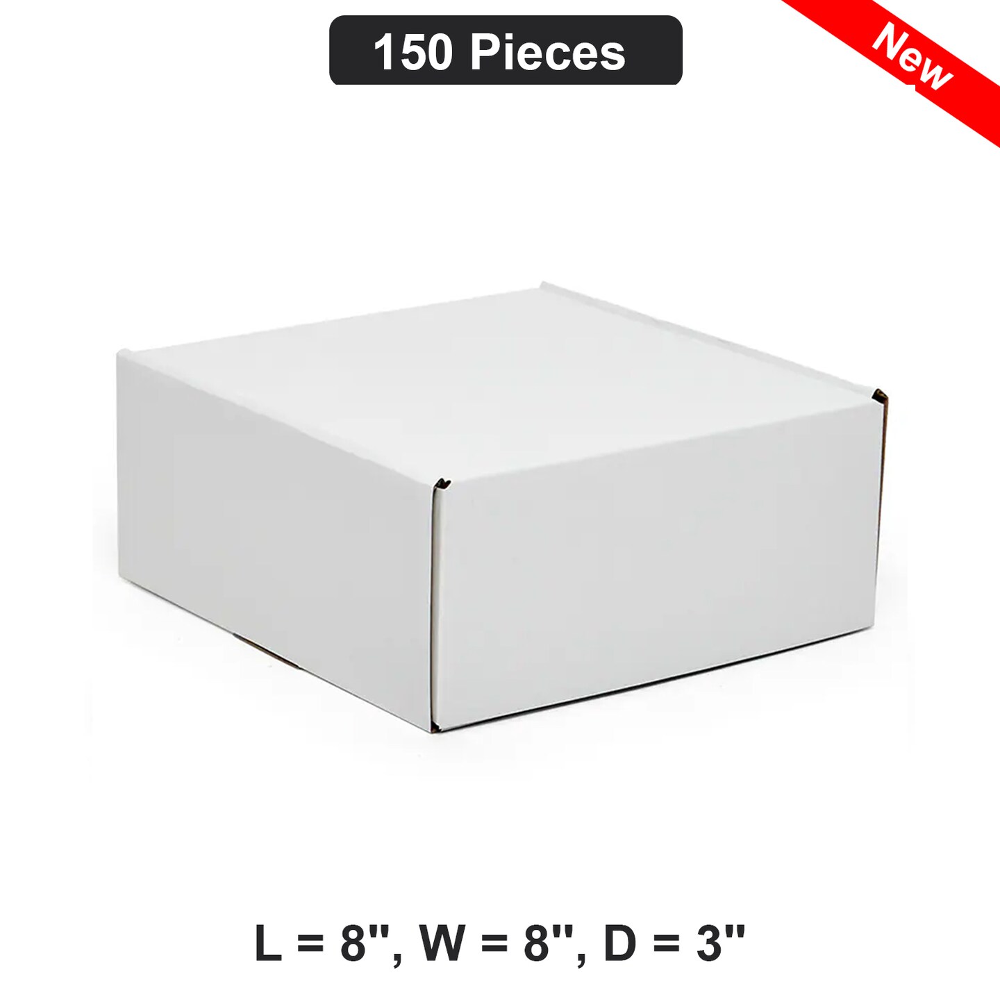 Durable 8x8x3 Inch Shipping Boxes Compact, Sturdy, and Ideal for Secure ...