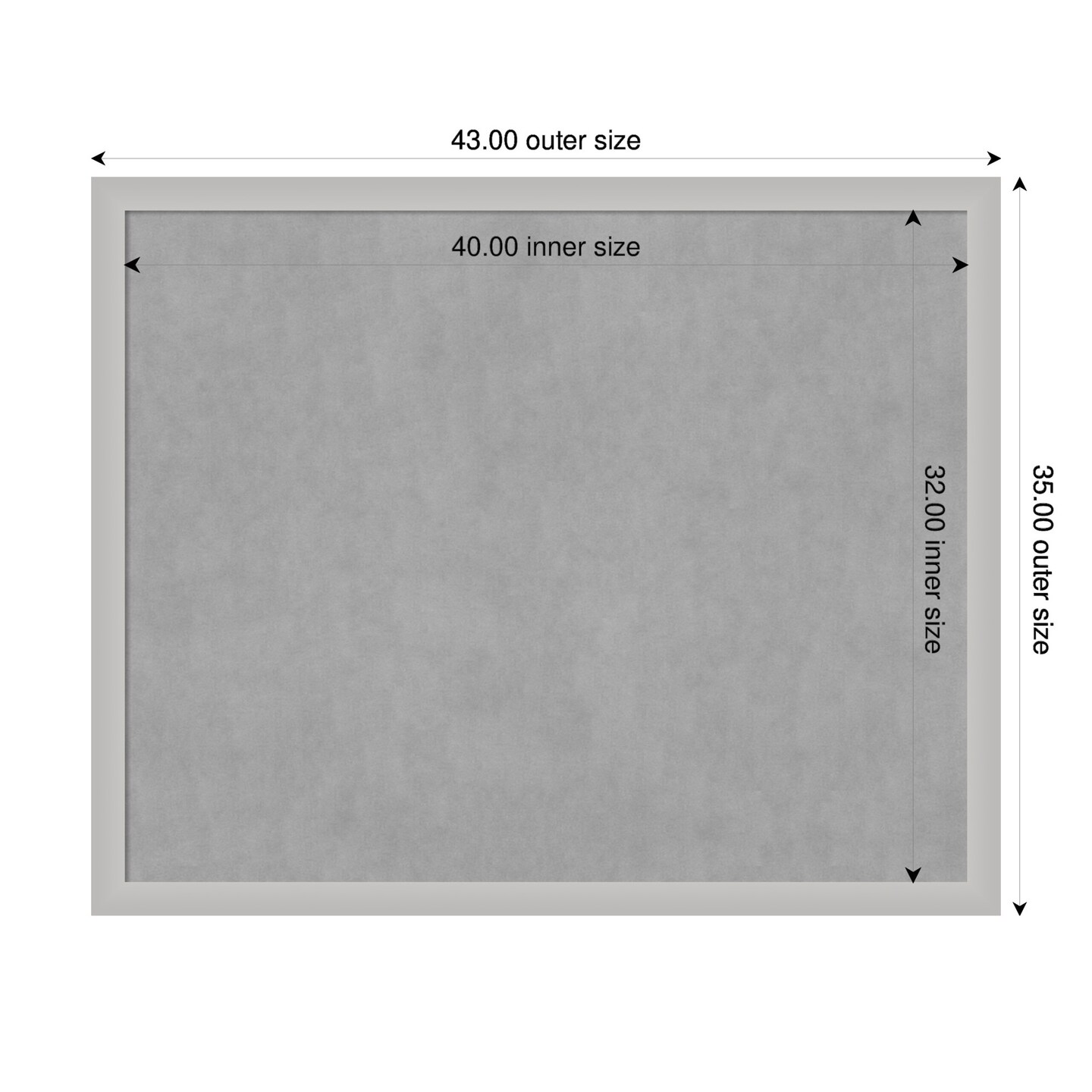 Low Luster Silver Wood Framed Magnetic Board | Michaels