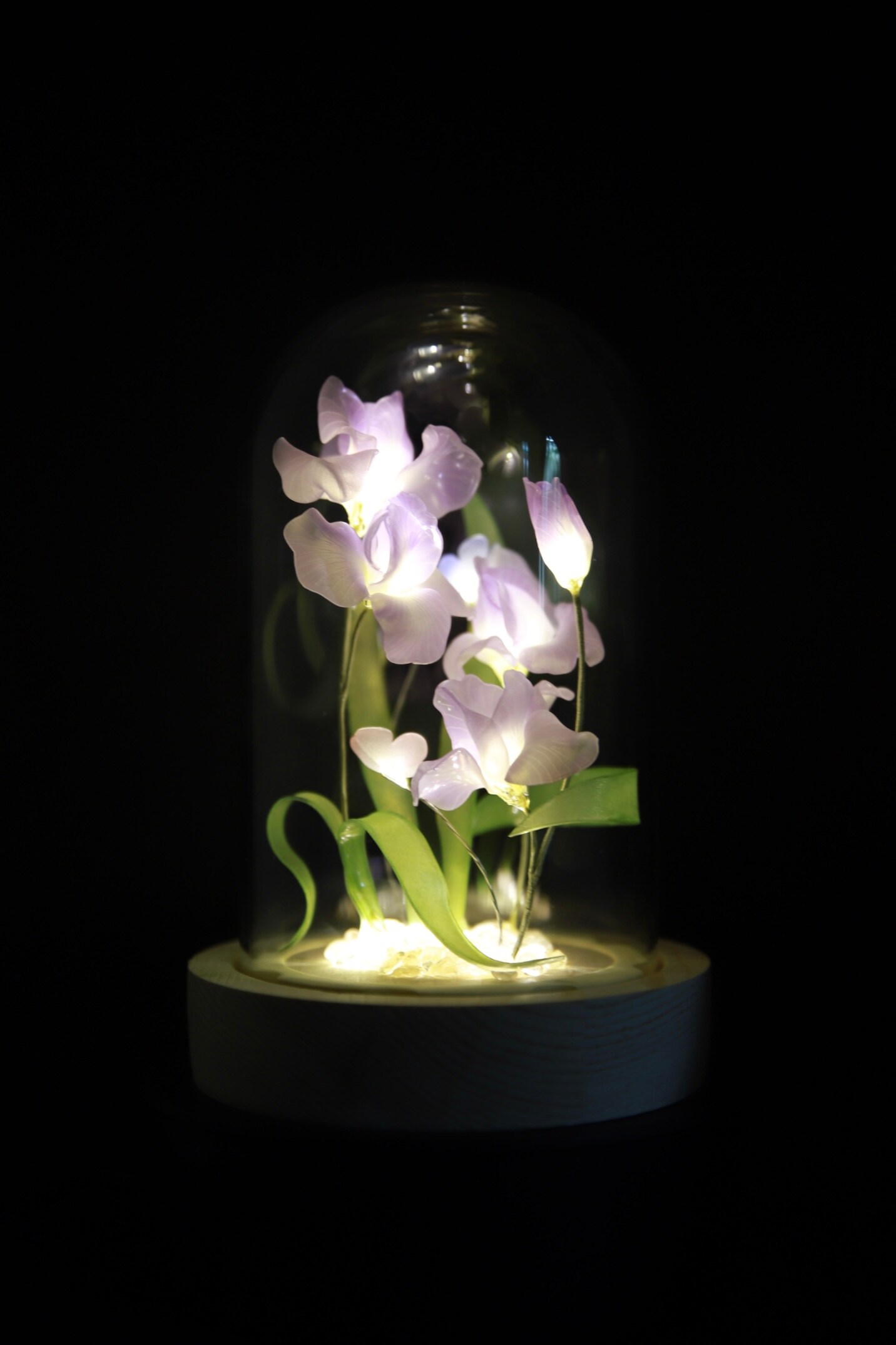 Handmade Iris Flower lamp, Orchid Tulip, Iris Home Decor, Iris Flower ...