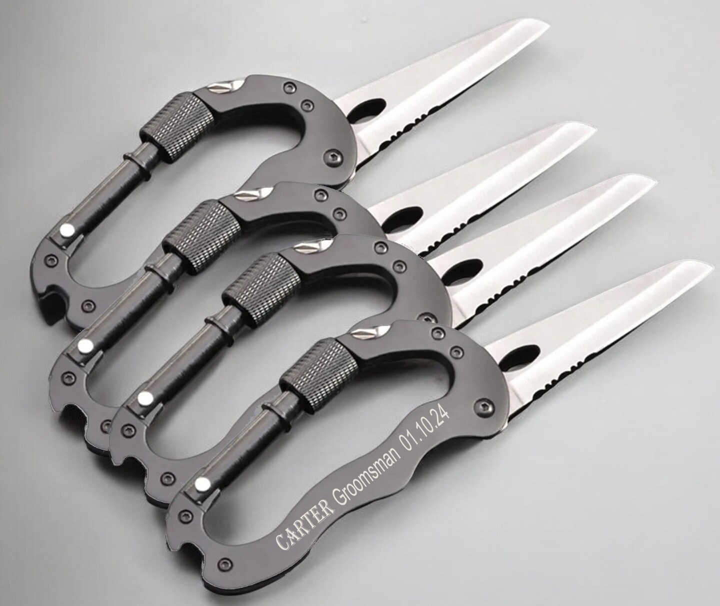 Introducing the ultimate 5-in-1 survival tool keychain - a compact and ...