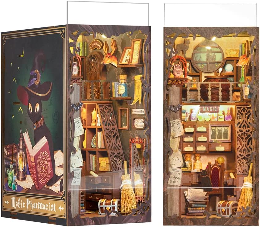 Book Nook Wizardi Miniature - Magic Pharmacist Roombox Kit | Michaels