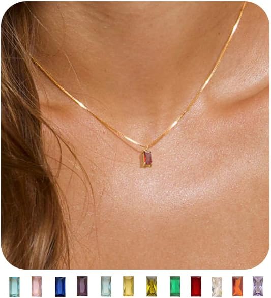 Women's birthstone necklaces store