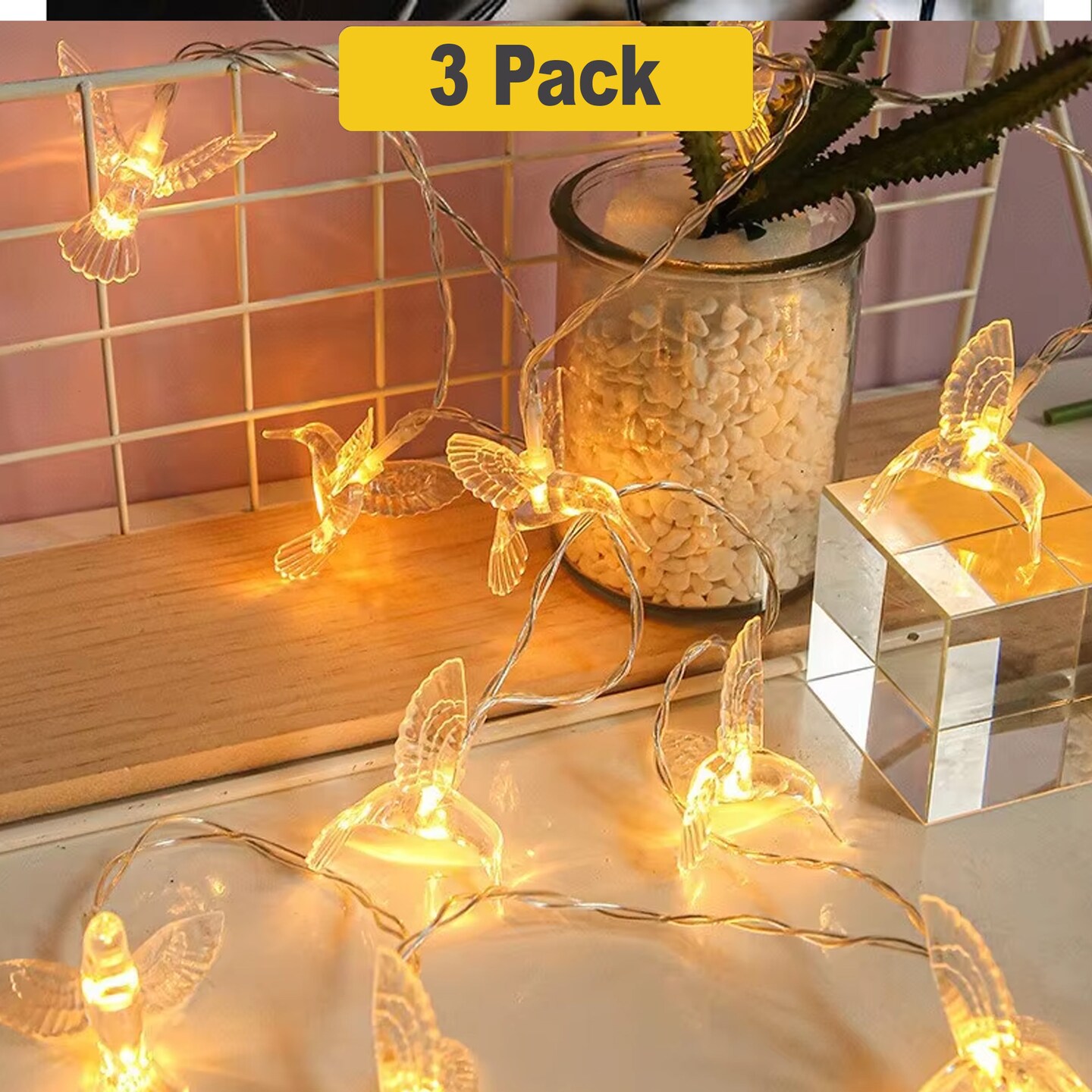 30 LED Solar Dove Fairy Lights for Outdoor and Indoor Use | Michaels