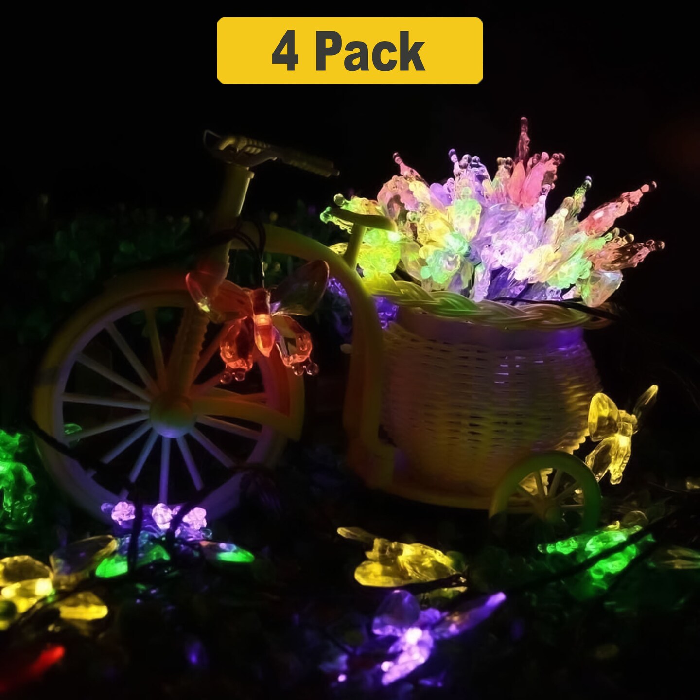 Solar-Powered 30 LED Butterfly String Lights for Garden Decor | Michaels