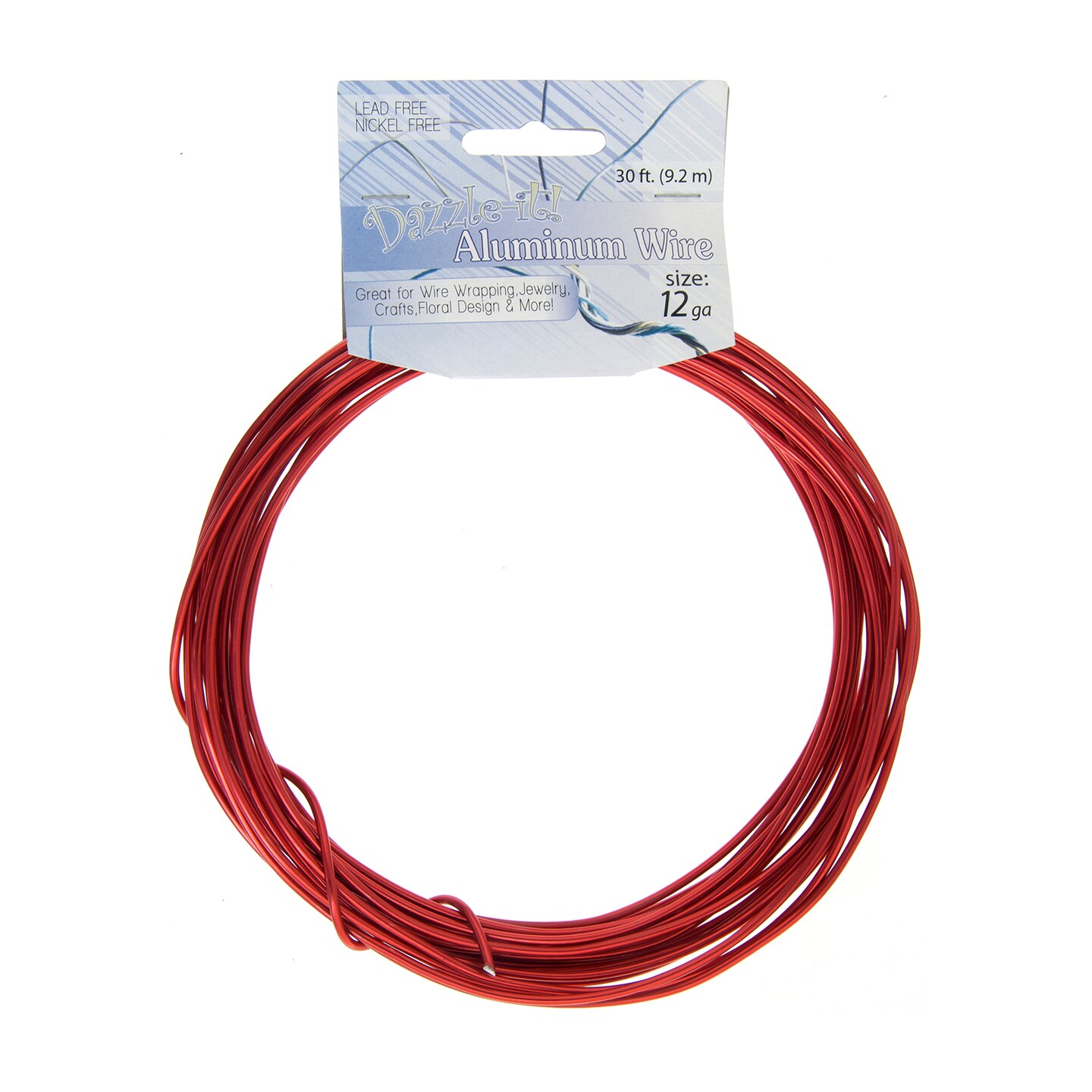 John Bead Red Aluminum Wire, 30ft | Michaels