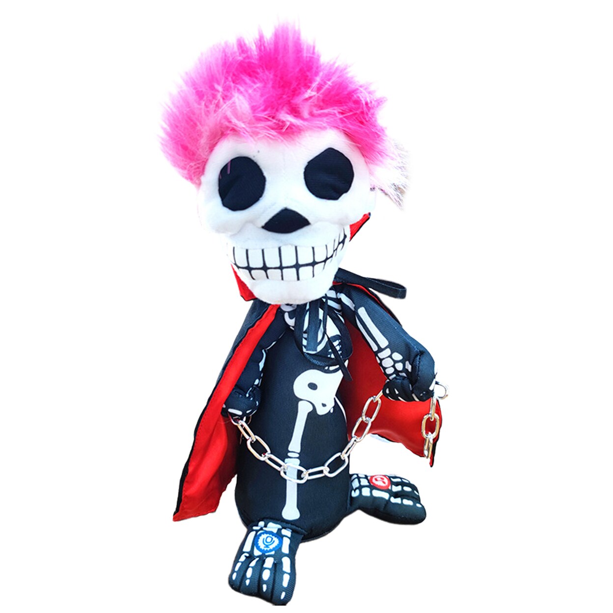 Halloween Rotating Skeleton Figurine Electric Music Spinning Skeleton ...