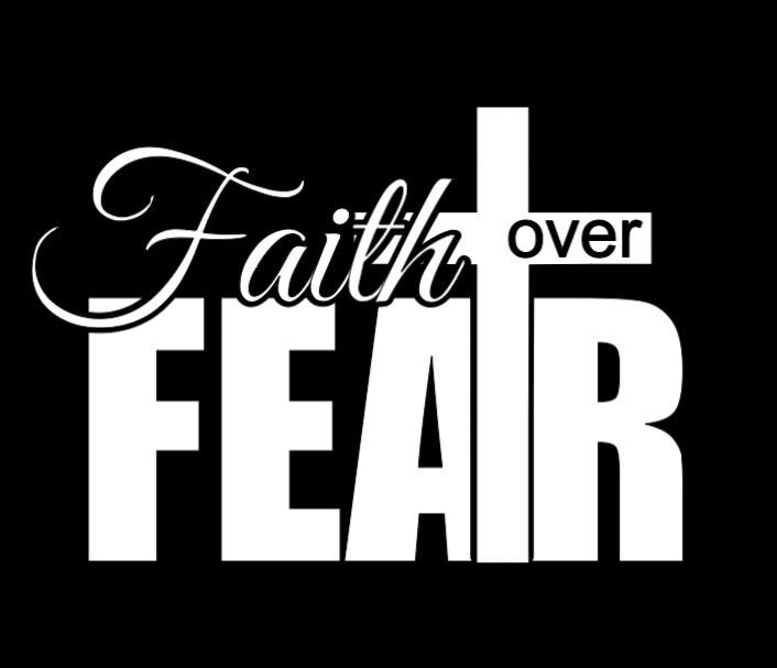 Faith over Fear decal, Vinyl Window Decal, Window Sticker ...