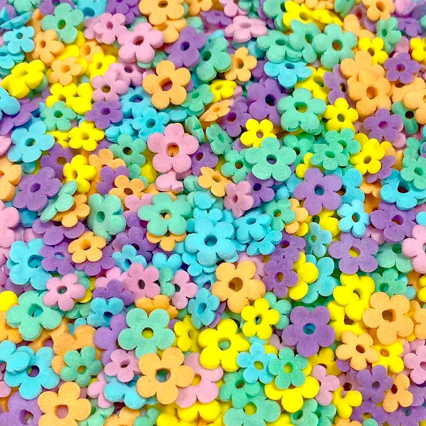 Spring Flowers Sprinkles Edible for Cake Decorating Pastel Confetti ...