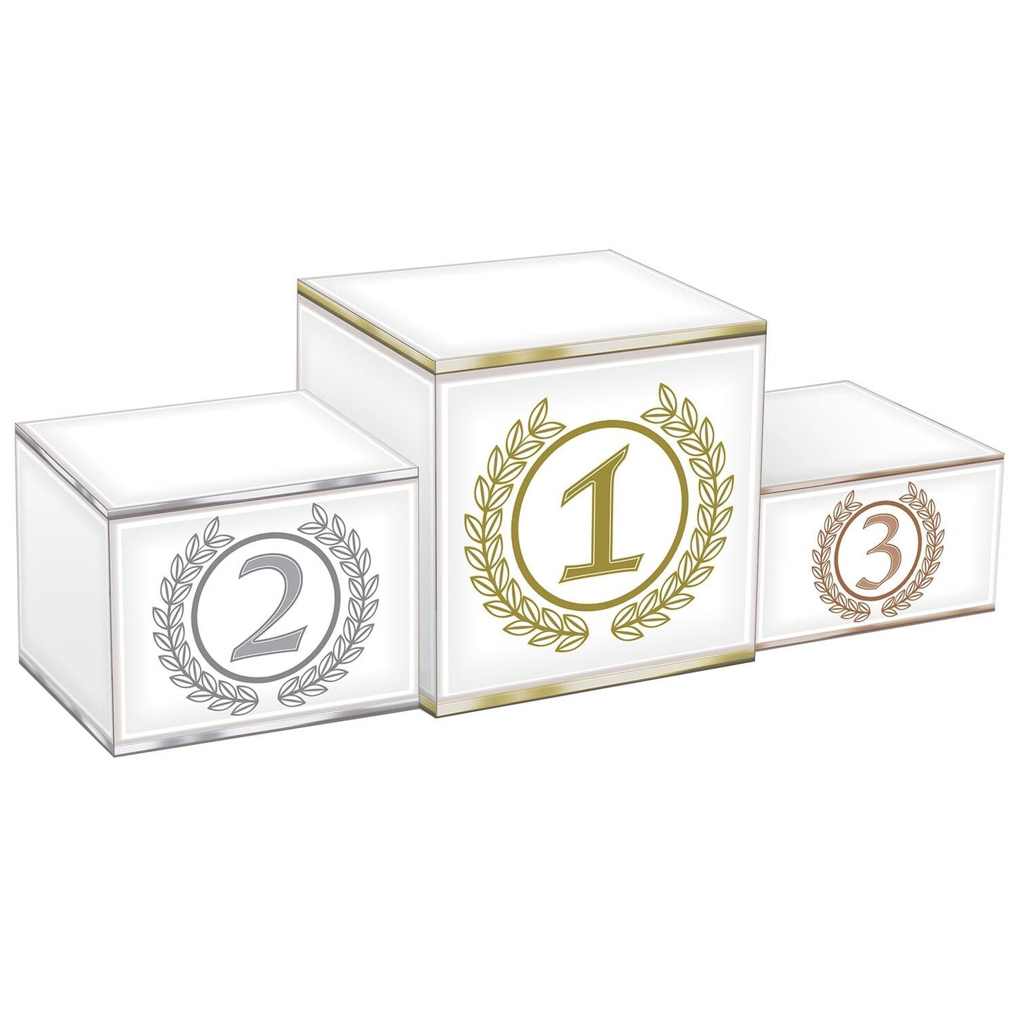 12 Pack Bulk 3-D Podium Party Centerpiece | Michaels