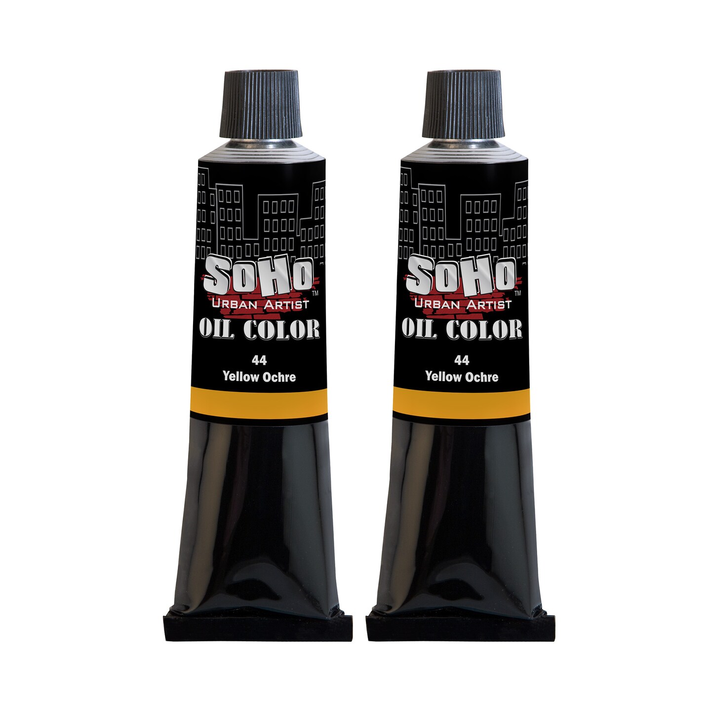 SoHo Urban Artist Oil Paint - 2 Pack, Yellow Ochre 2 Pack - 170 ml Tube ...