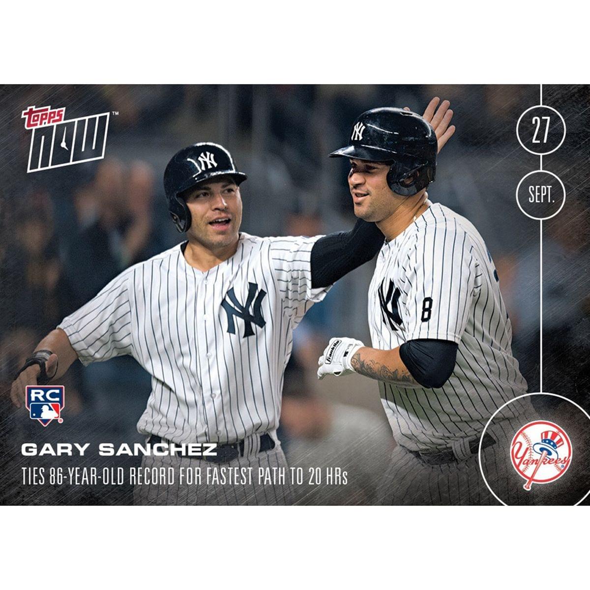 MLB NY Yankees Gary Sanchez (RC) #509A Topps NOW Trading Card | Michaels