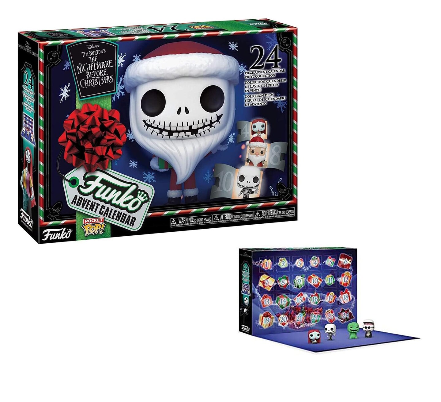 Nightmare Before Christmas Funko Pocket POP Advent Calendar | 24 Pieces ...