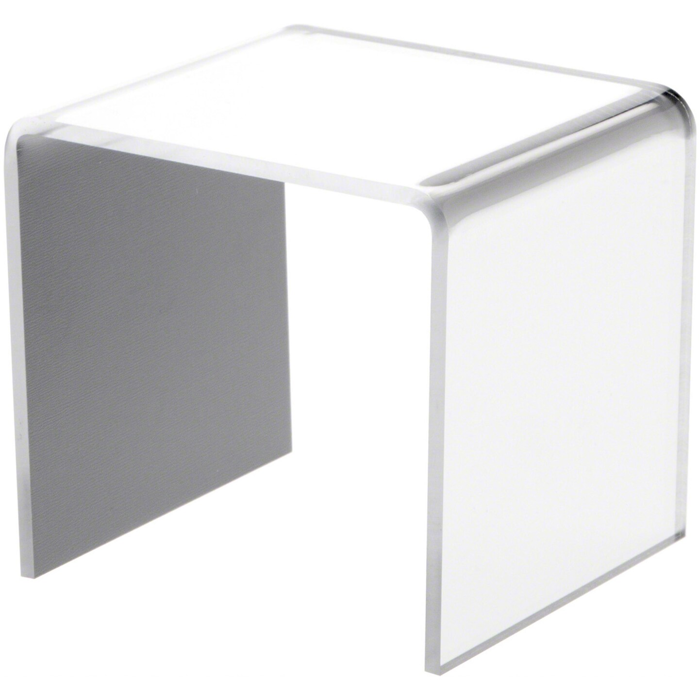Plymor Mirrored Acrylic Square Display Riser, 3" H x 3" W x 3" D (1/8 ...