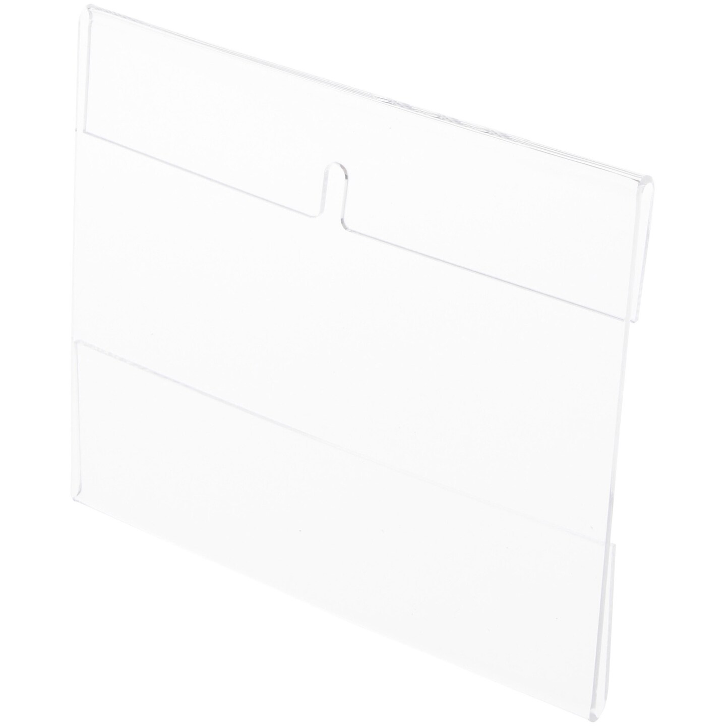 Plymor Clear Acrylic Top-Fold Literature Sign Holder Frame (Wall Mount ...