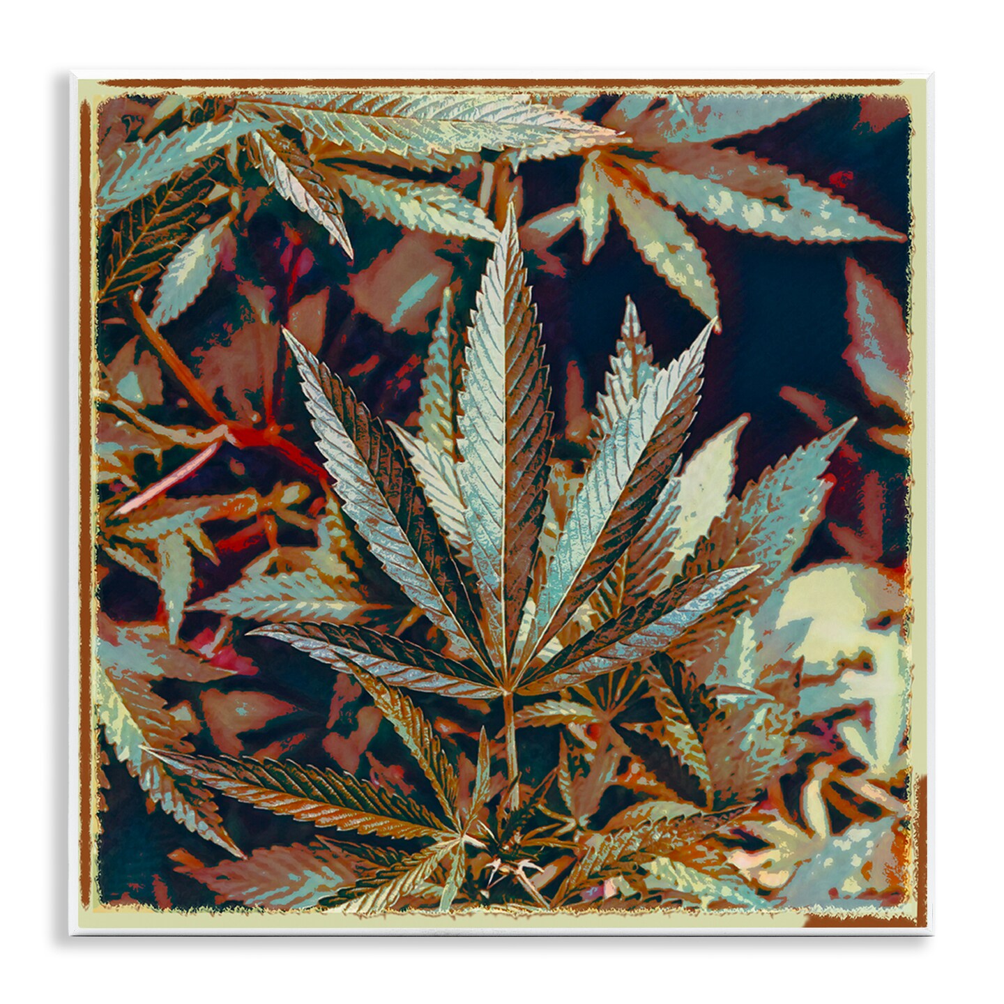 Stupell Industries Heavy Metal Cannabis Wall Plaque Art Design by LIH ...
