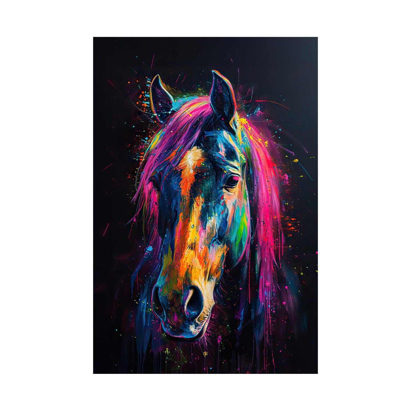 Horse Poster, Animal Print, Office Poster, Home Decor | S2 | MakerPlace ...