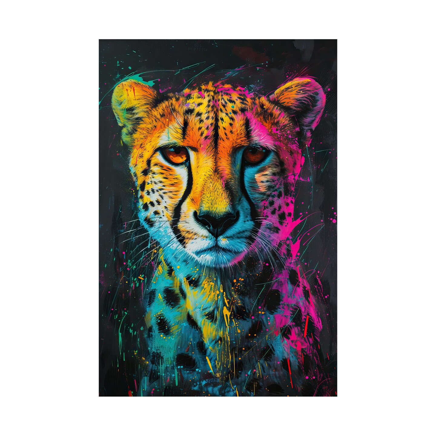 Cheetah Poster, Animal Print, Office Poster, Home Decor | S2 ...