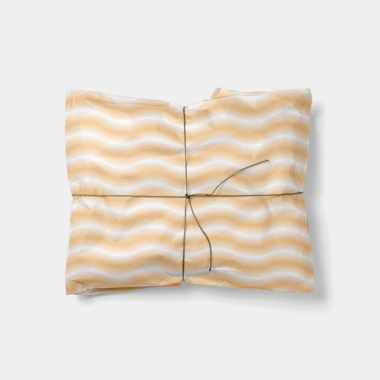 Orange Gradient Waves Gift Wrap | Michaels