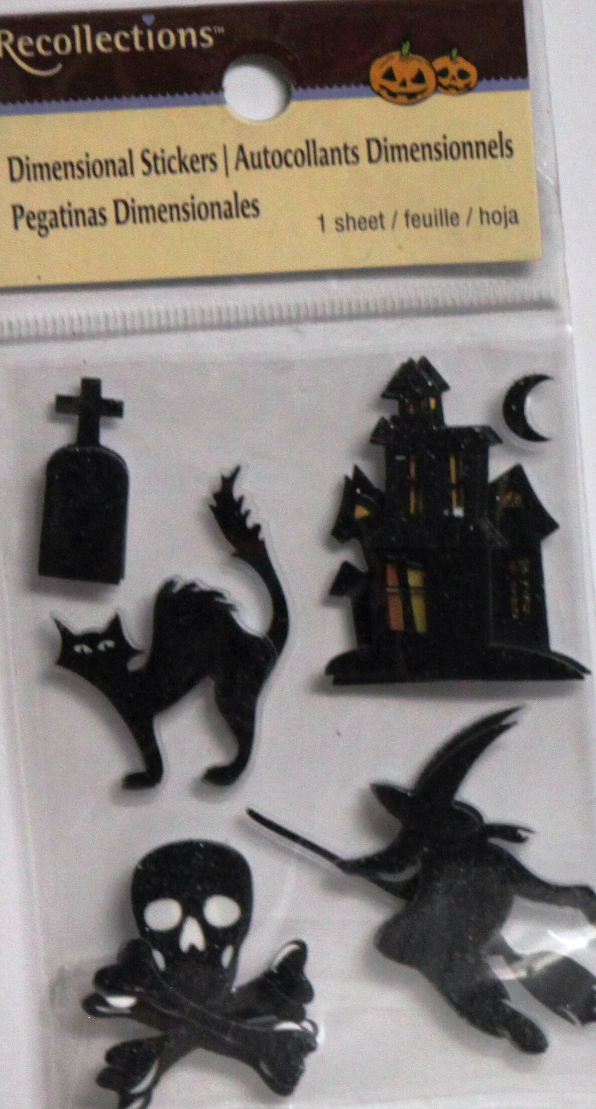 Recollections Vintage Halloween Icons Dimensional Stickers | Michaels