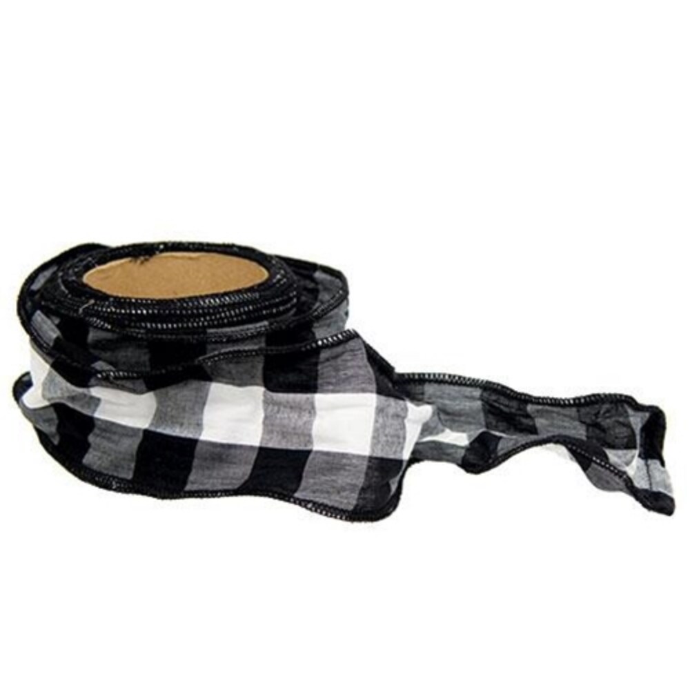Synthetic Wired Buffalo Check Ribbon | Michaels