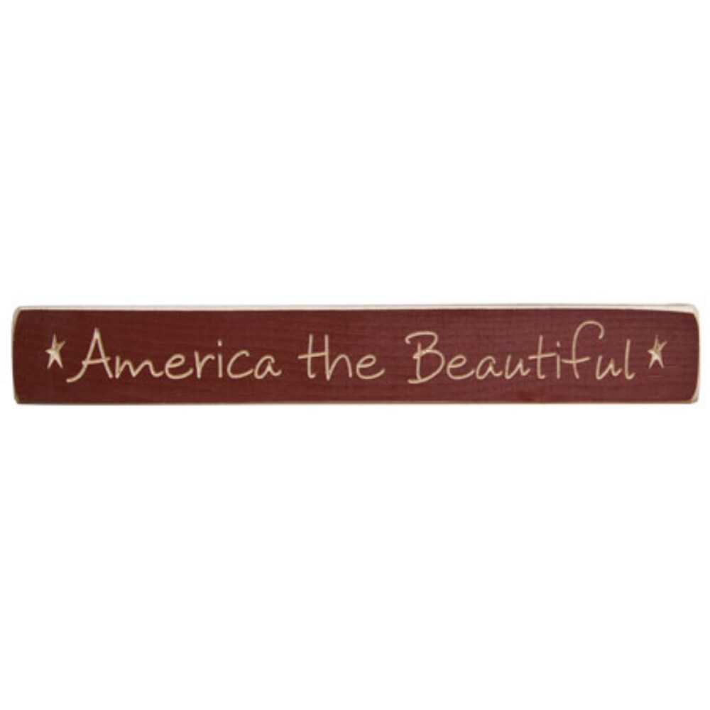 America Engraved Block 12" | Michaels