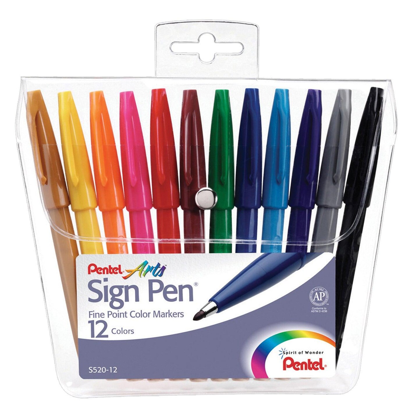 Sign Pen®, Fine Point Color Markers, Assorted, Pack of 12 | Michaels